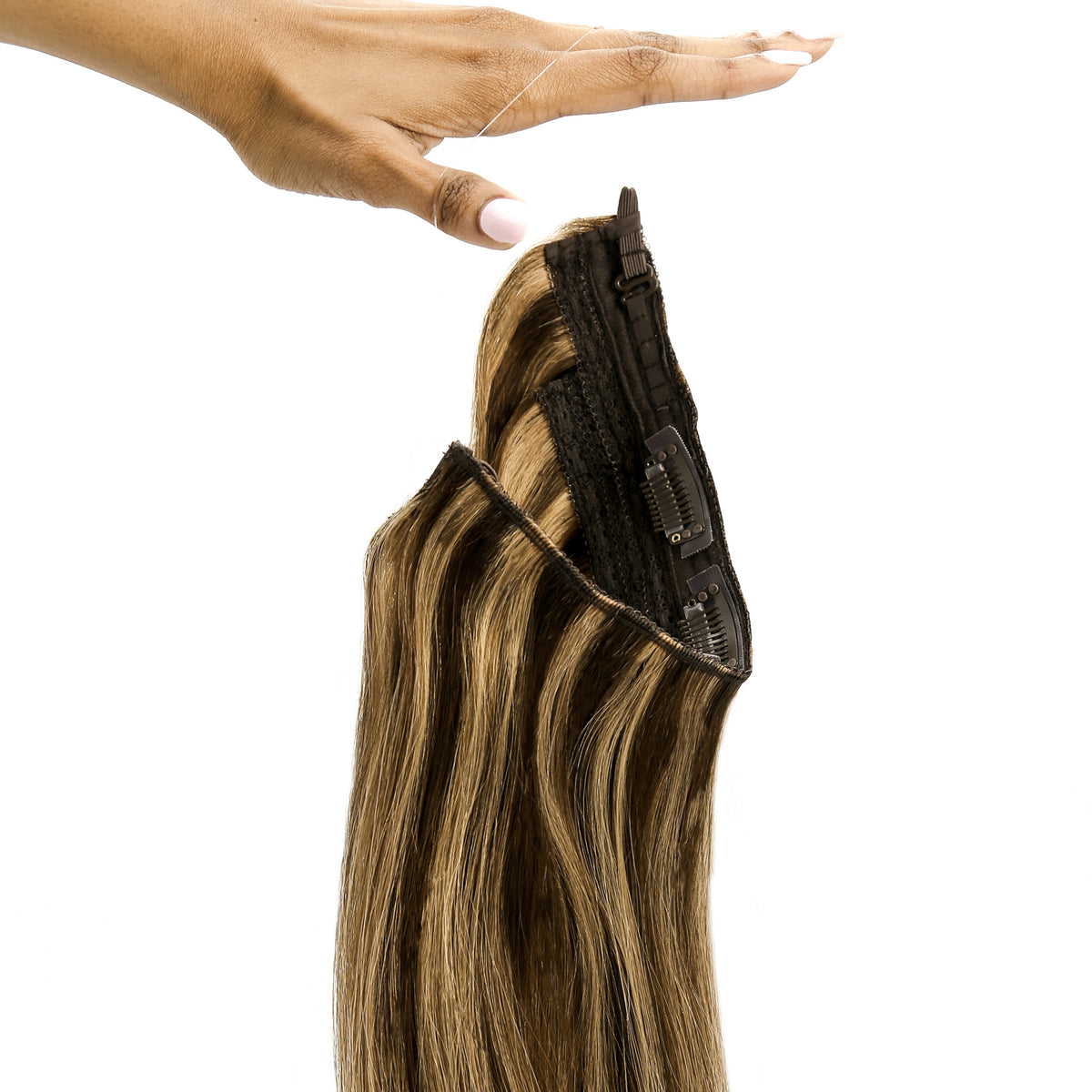 #4/12 Duo Tone Aura Hair Extension | AquaLyna Hair Extensions | AquaLyna