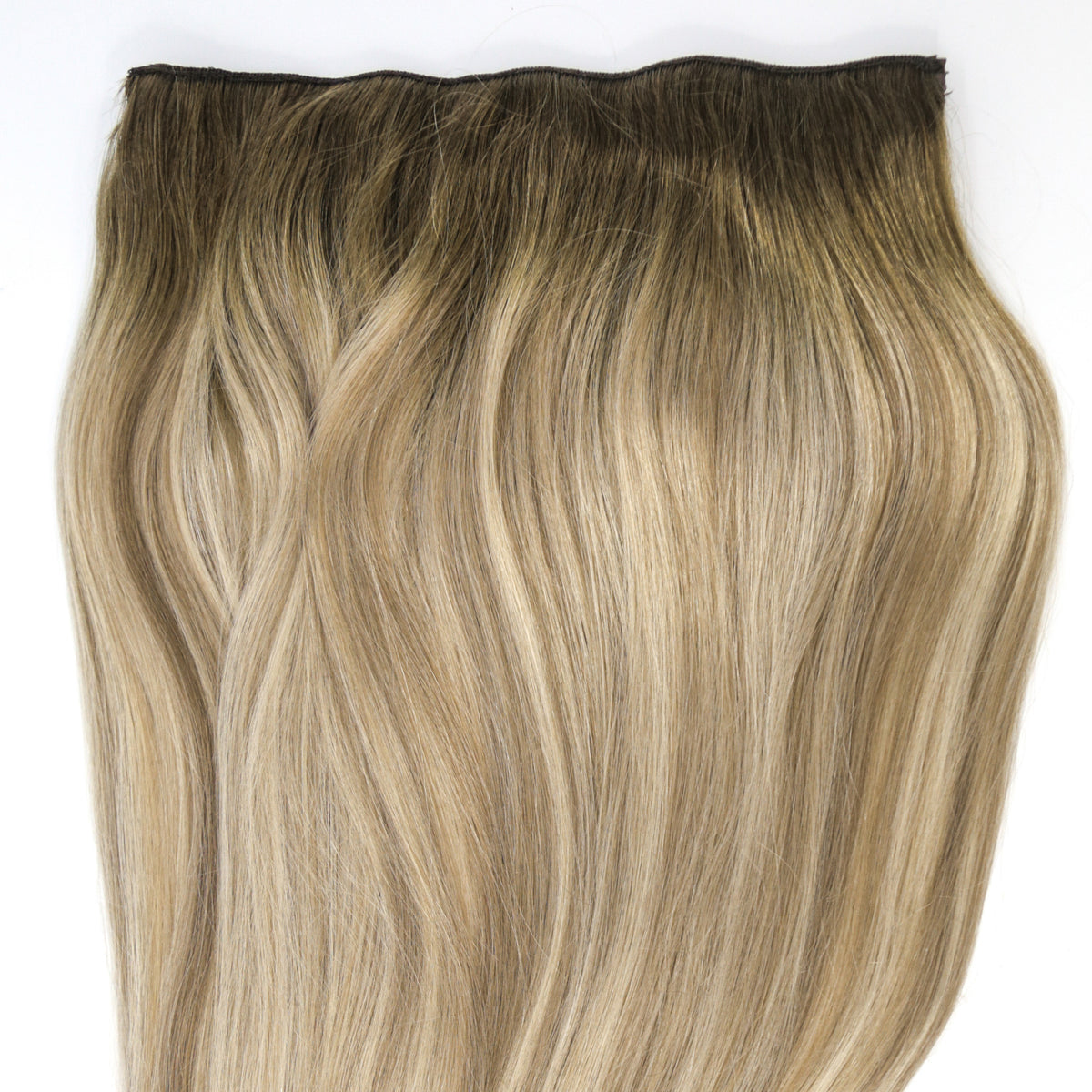 Arctic Rooted Ultra Narrow Clip In Hair Extensions | AquaLyna | AquaLyna