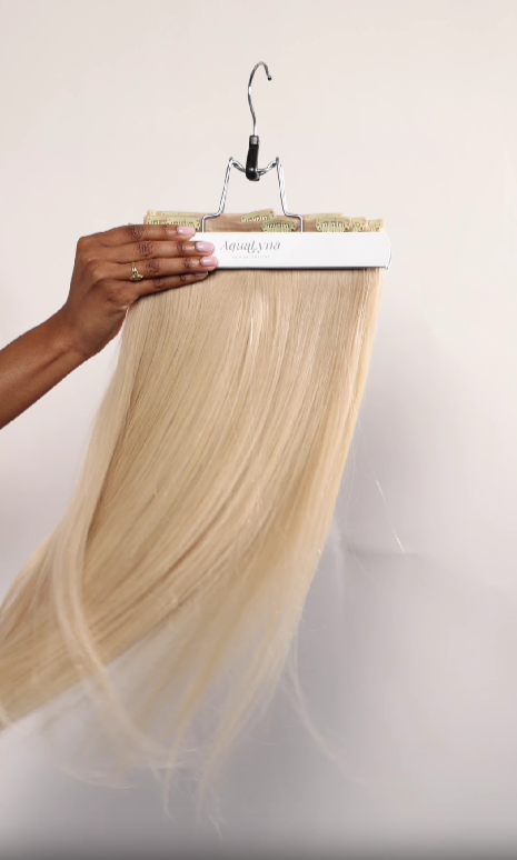#16 Ultra Narrow Clip In Hair Extensions | AquaLyna | AquaLyna