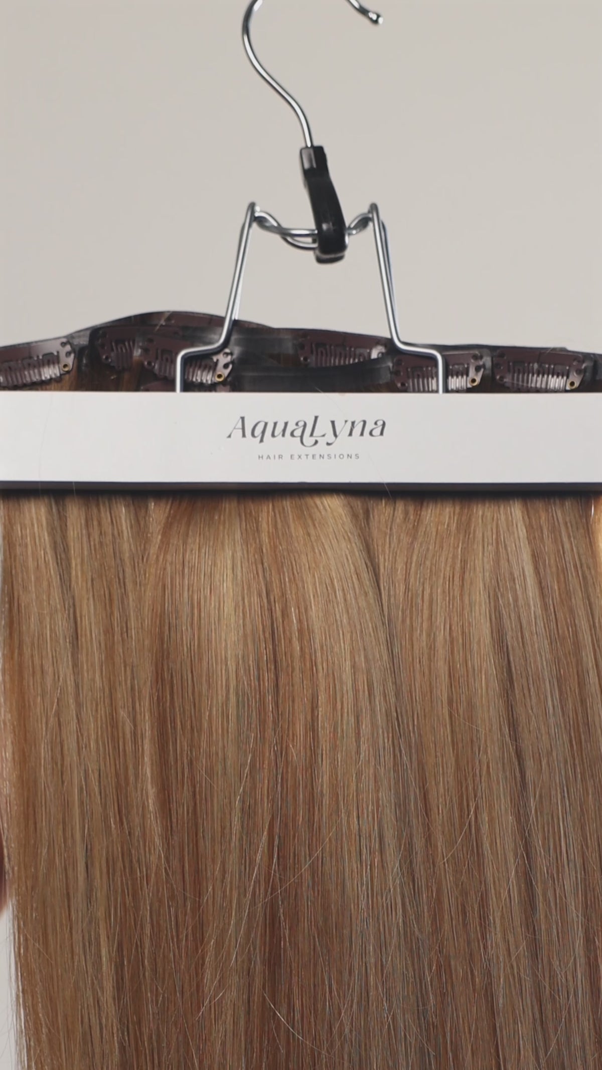 Erie Root Tap Ultra Narrow Clip In Hair Extensions - Light Brown Beige ...