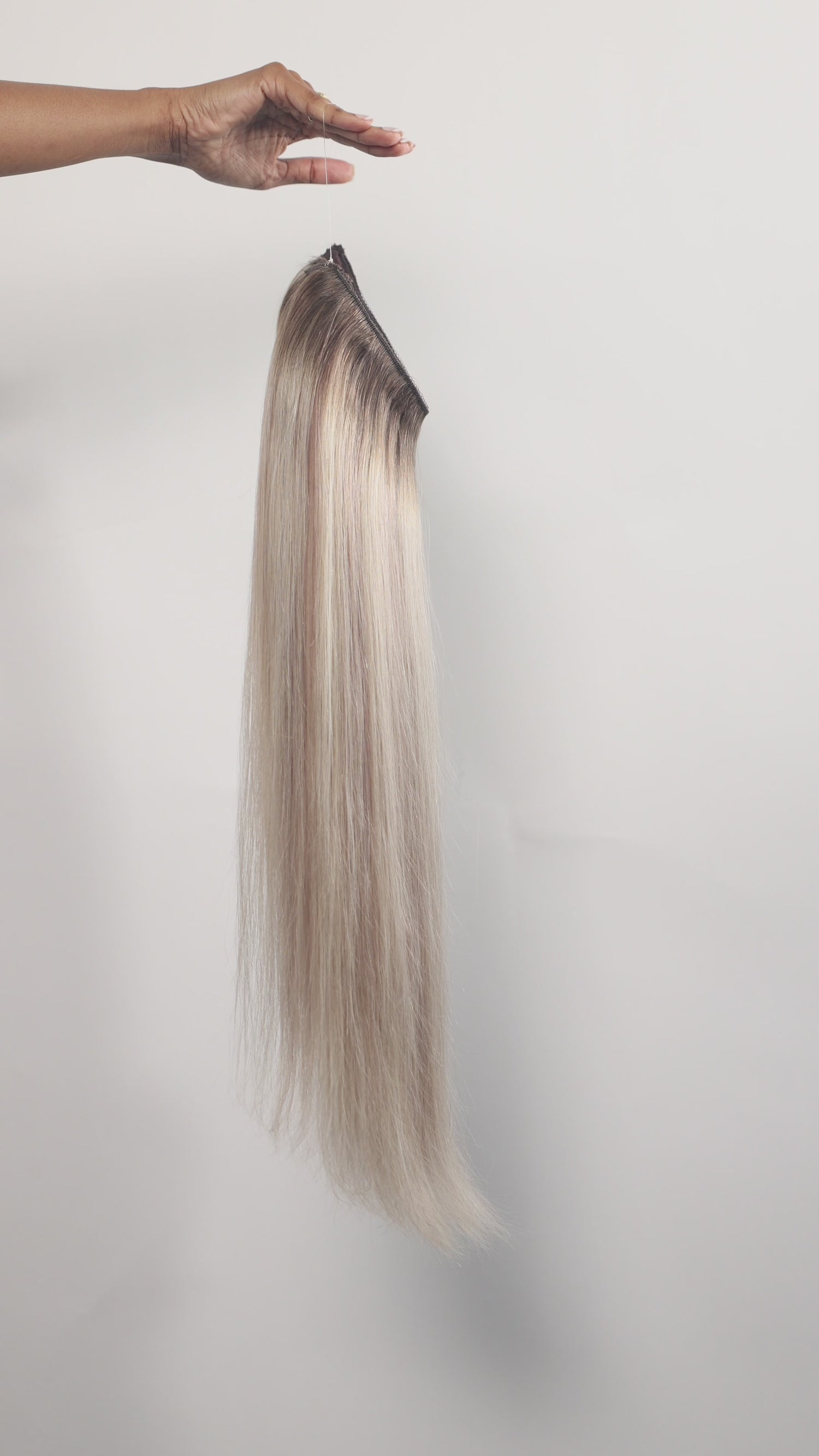 #Arctic Rooted Aura Hair Extension | AquaLyna Hair Extensions | AquaLyna