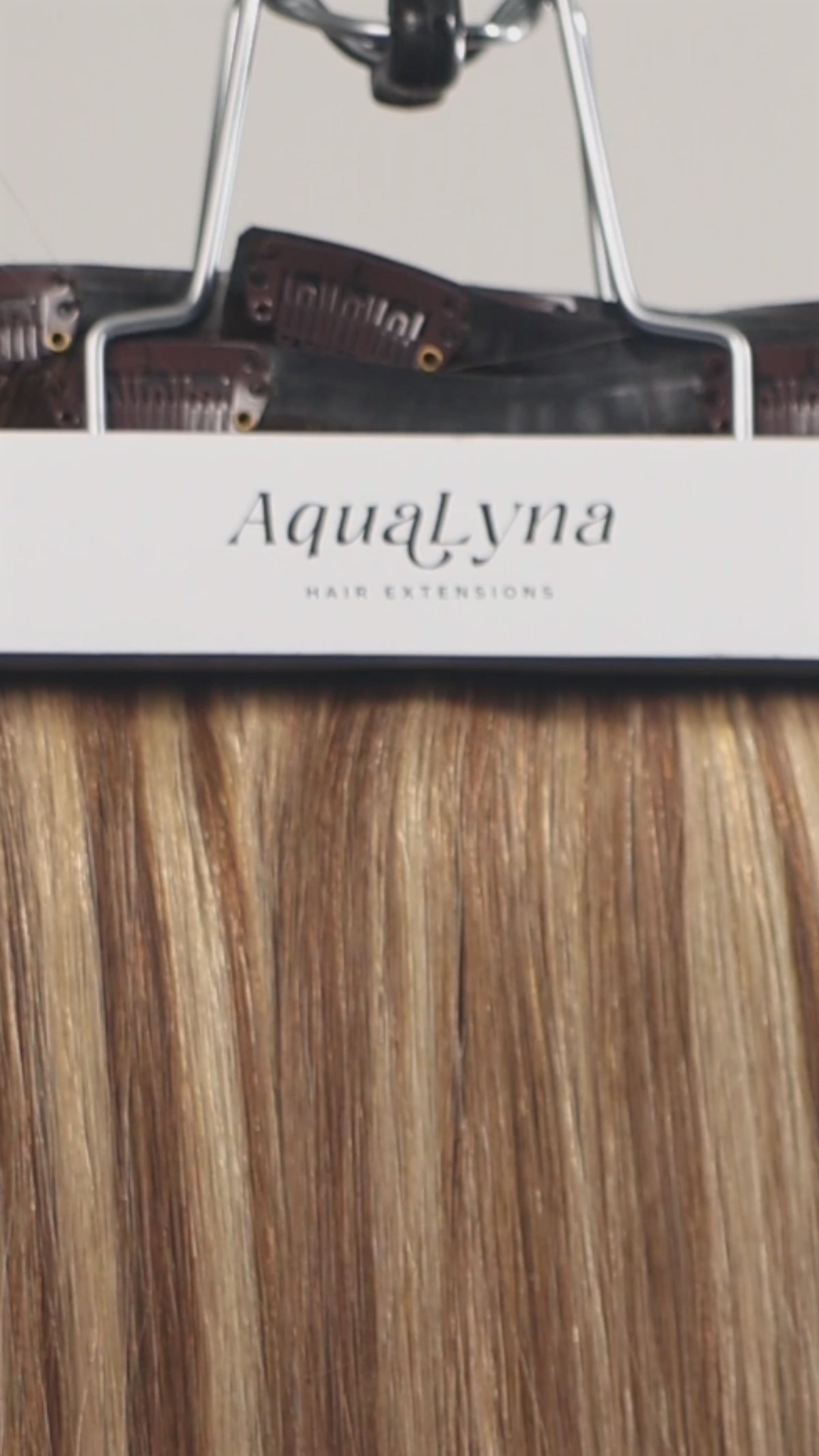 Como Root Tap Ultra Narrow Clip In Hair Extensions - Dark Brown Beige ...