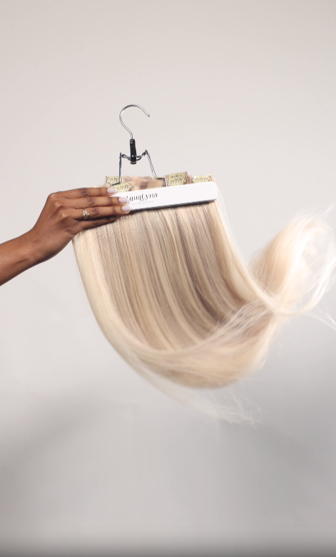 Atlantic Duo Tone Ultra Narrow Clip In Hair Extensions | AquaLyna ...