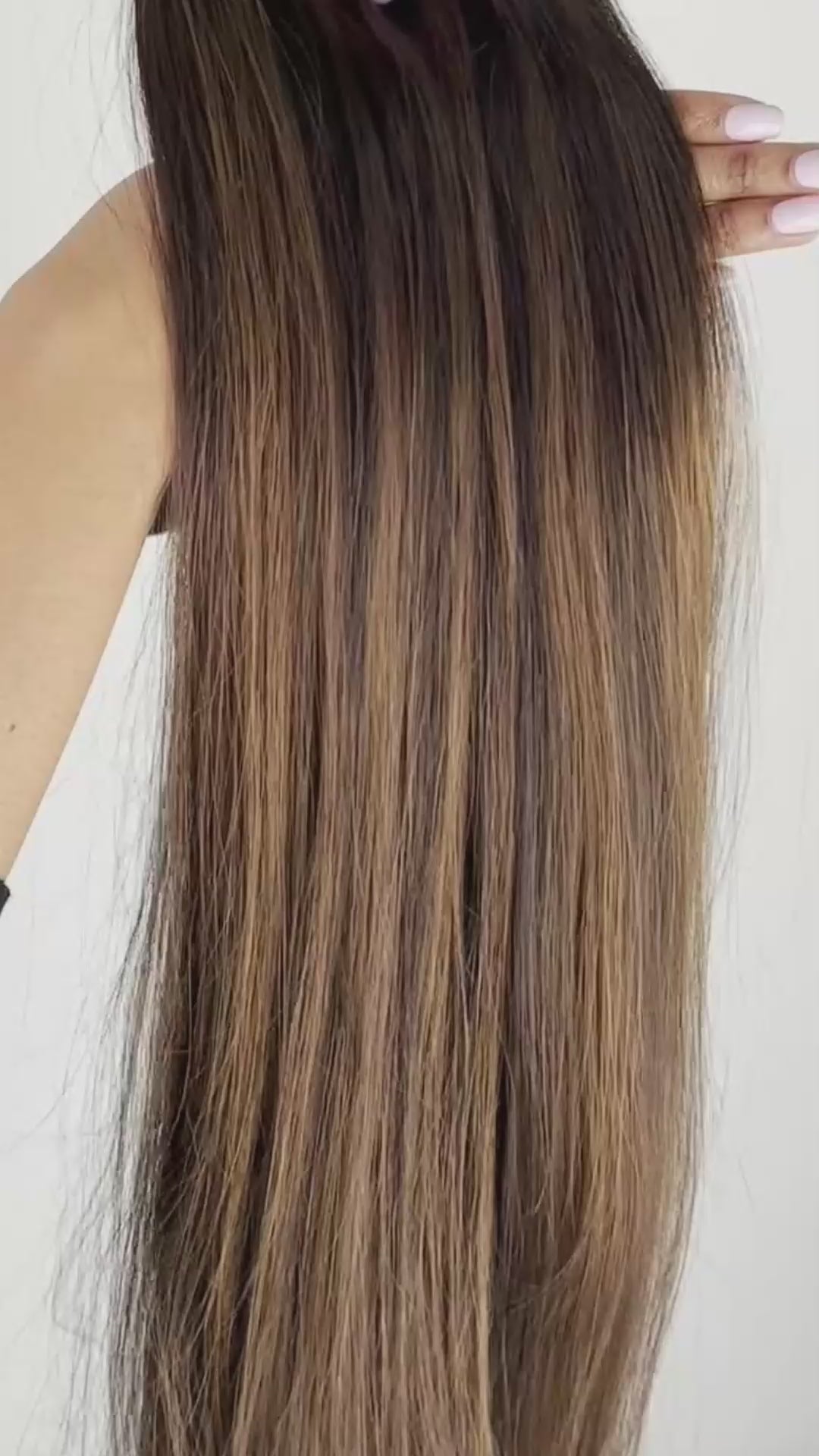 #1B/4 Duo Tone PonyTail Hair Extension | AquaLyna Hair Extensions ...